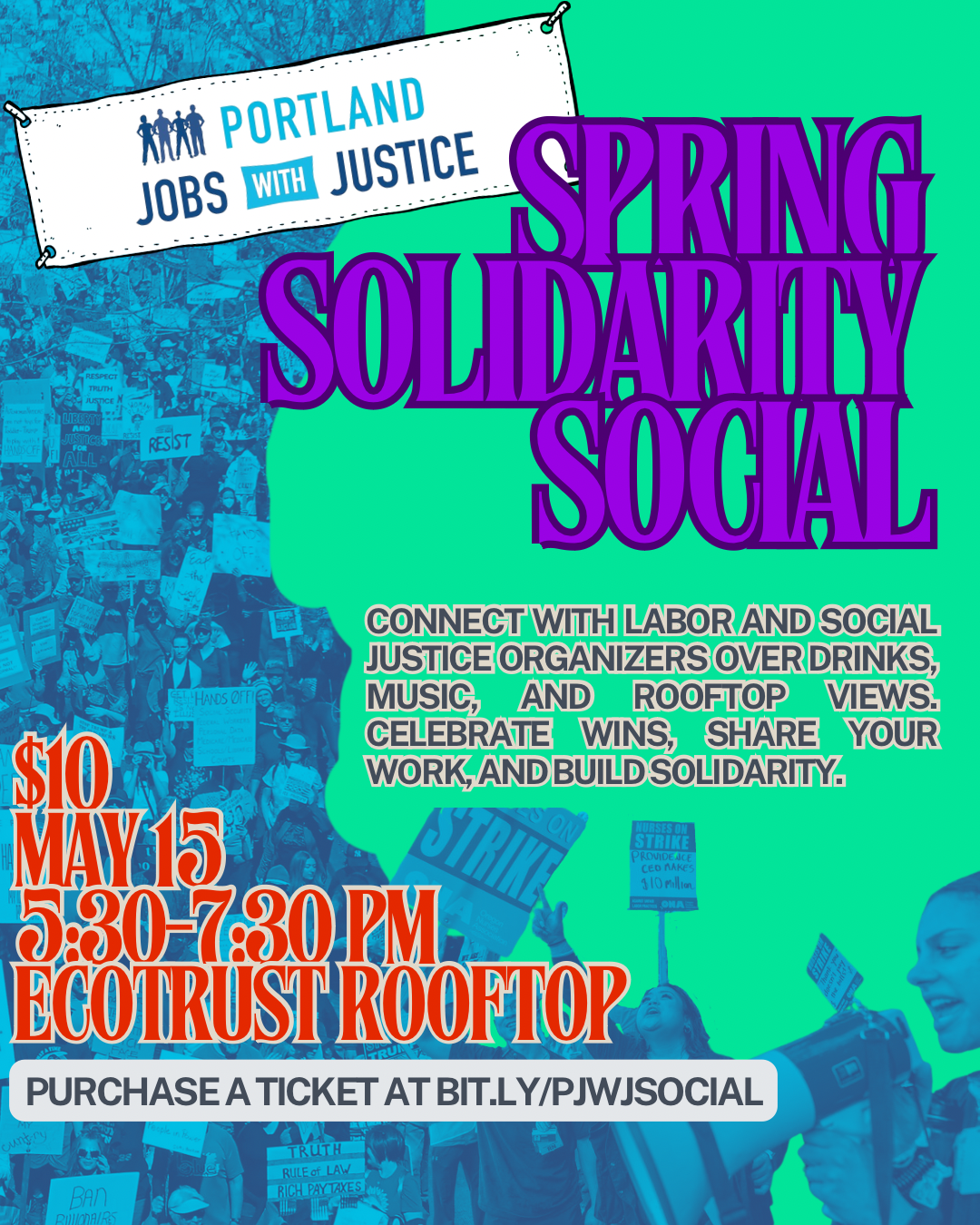 Join JWJ for a Spring Solidarity Social! – Portland Jobs with Justice